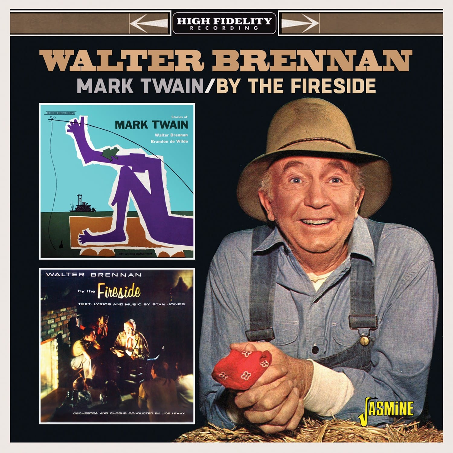 Walter BRENNAN – Mark Twain / By The Fireside - Jasmine Records