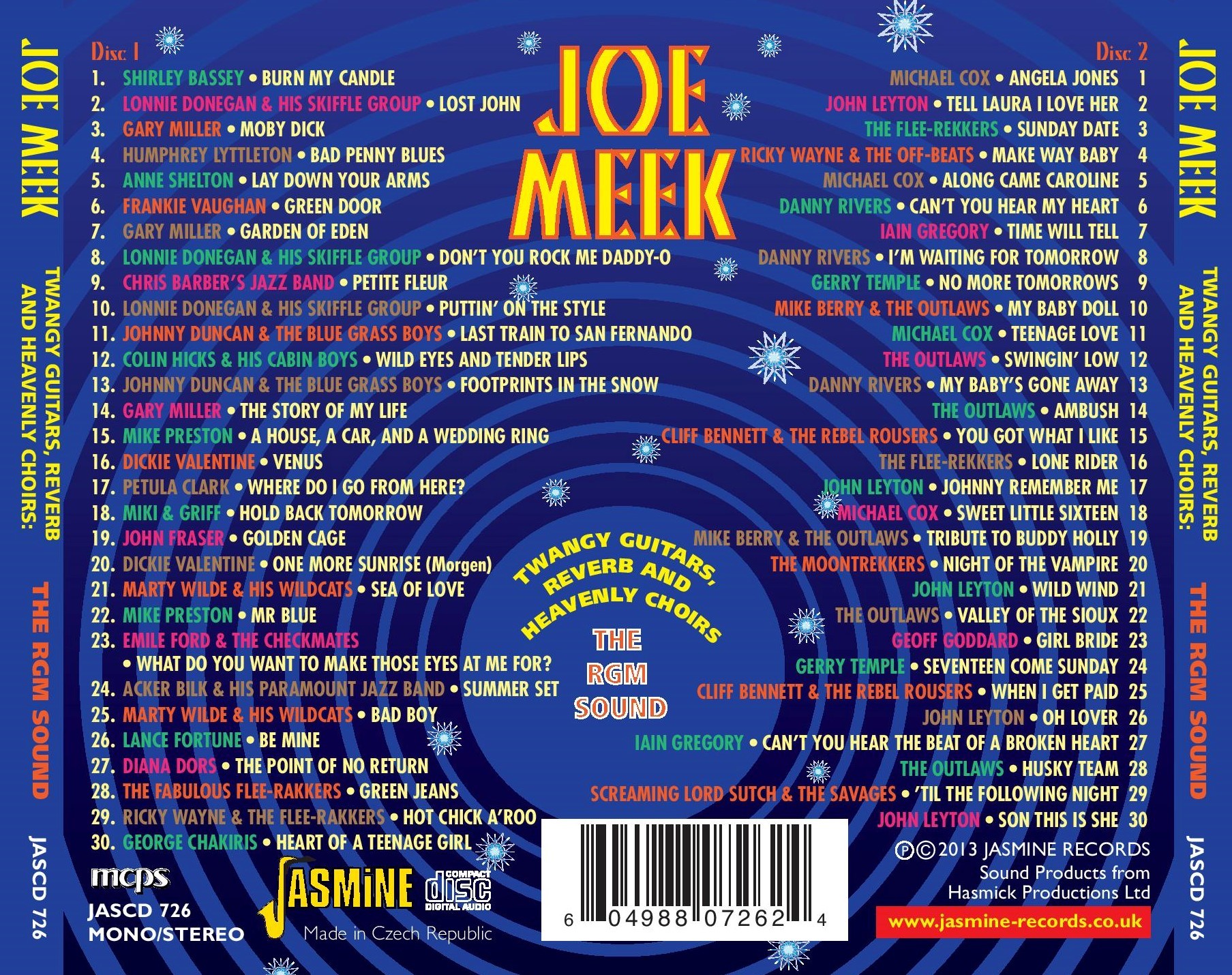 Joe MEEK - The RGM Sound: Twangy Guitars, Reverb and Heavenly Choirs ...