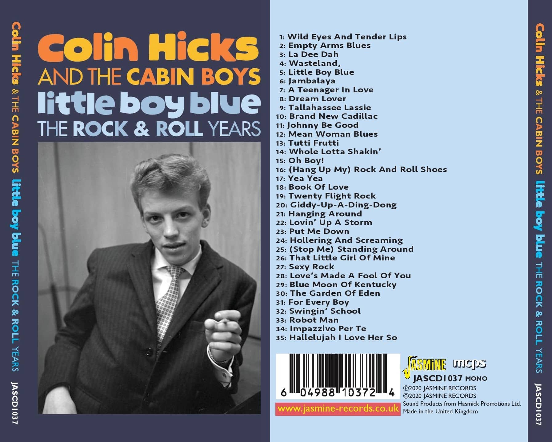 Colin HICKS & The Cabin Boys - Little Boy Blue - The Rock & Roll Years ...