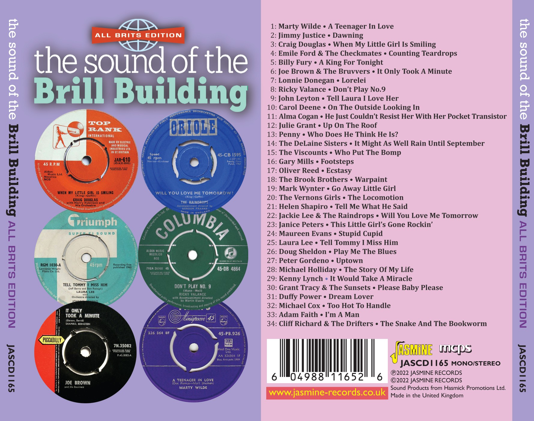 Various Artists - The Sound of The Brill Building - All Brits Edition ...